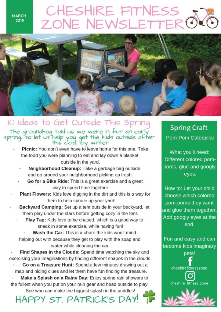 March Newsletter: 10 Ideas to Get Outside This Spring - Cheshire ...