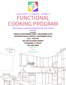 Cooking Class For Children & Teens Cheshire CT | Cheshire Fitness Zone